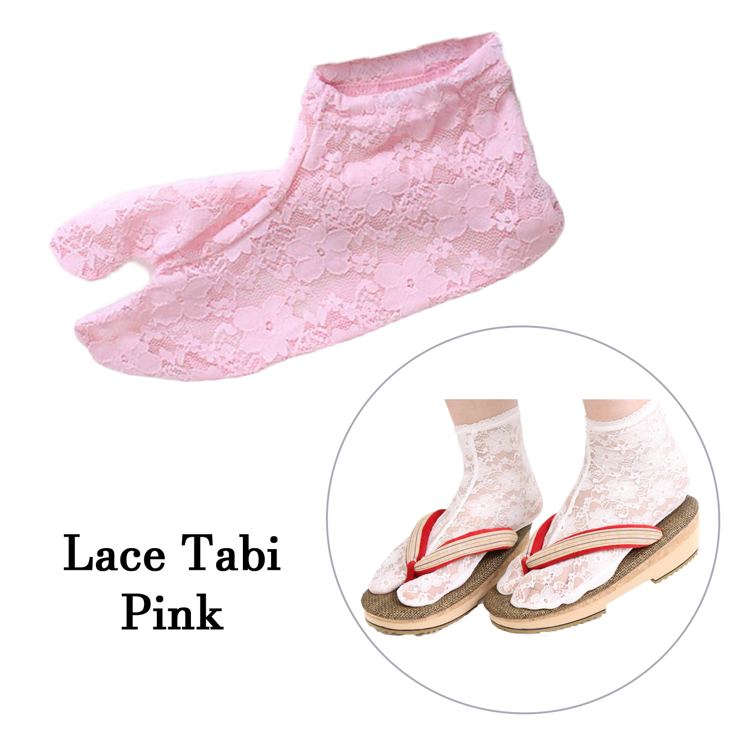 Japanese Kimono Tabi socks with 4 Kohaze Clasps White 22.5cm-25cm ...