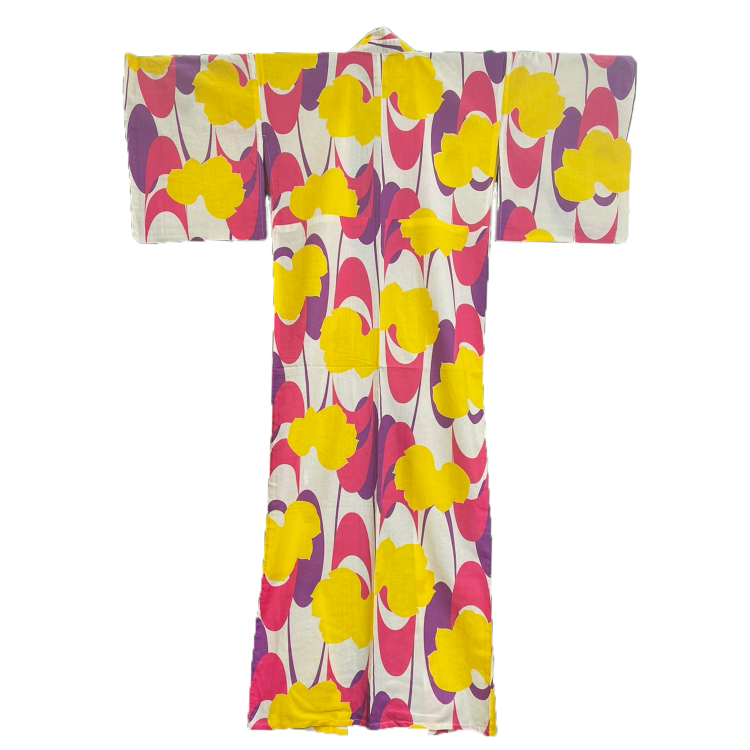 Women's Cotton Yukata, Casual Summer Kimono - Yellow Leaves – Kyoto ...