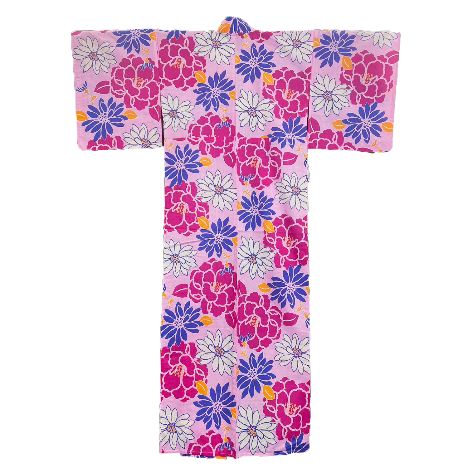 Women's Cotton Yukata, Casual Summer Kimono - Pink, Pink Peony – Kyoto ...